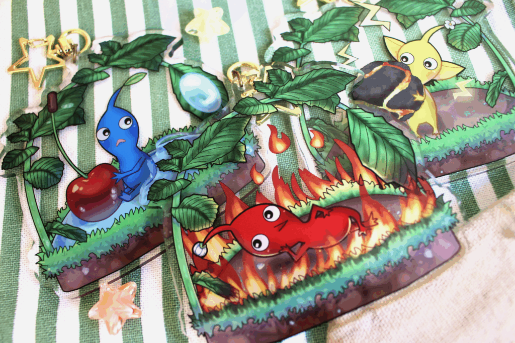 PIKMIN KEYCHAINS